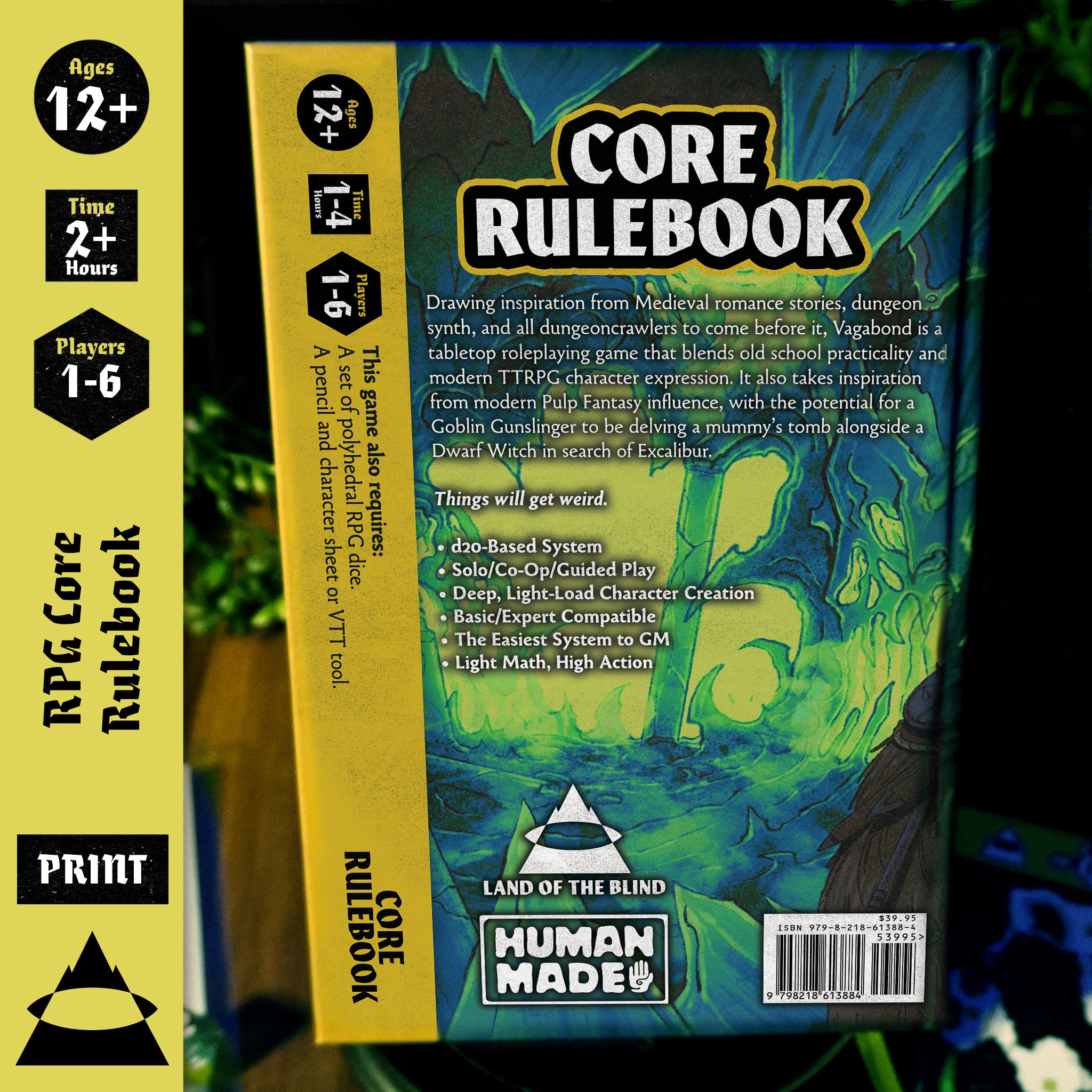 Vagabond // Pulp Fantasy RPG: Core Rulebook – Land of the Blind